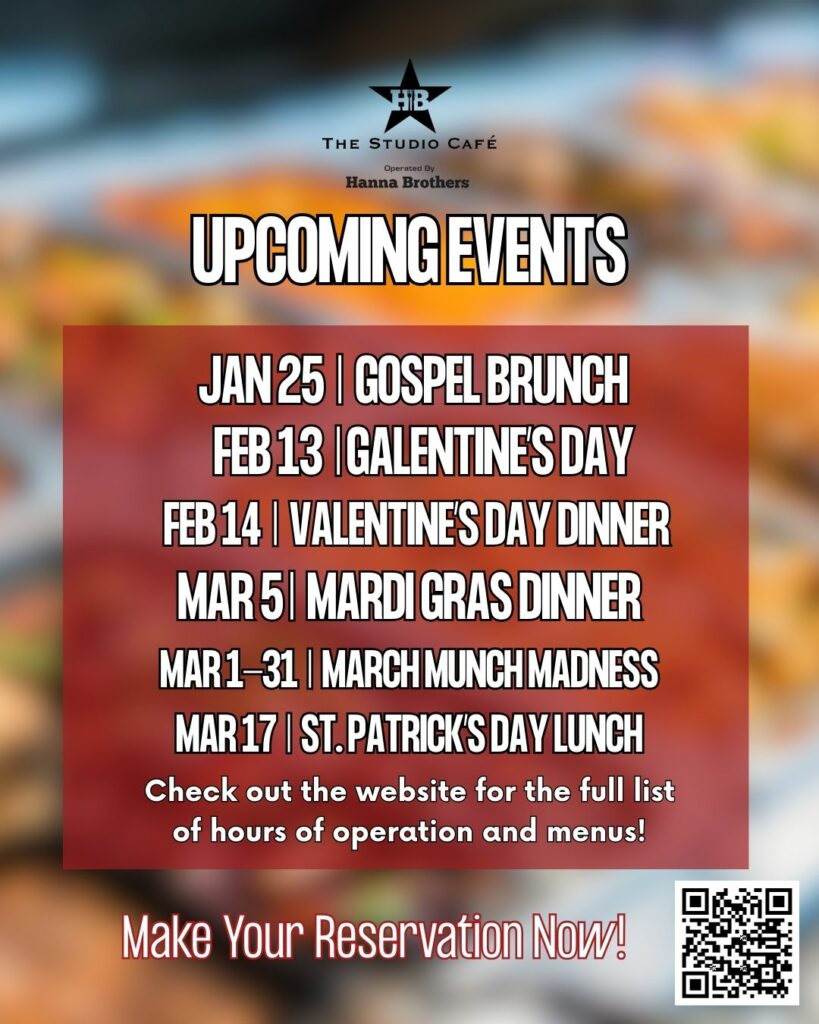 01-21-2026 - The Studio Cafe - Operated by Hanna Brothers