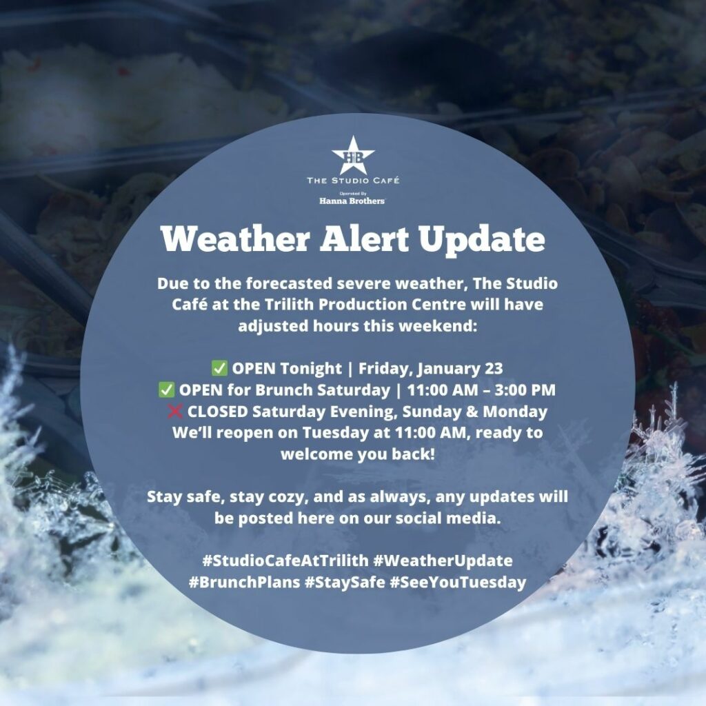 01-30-2026 - The Studio Cafe - Operated by Hanna Brothers