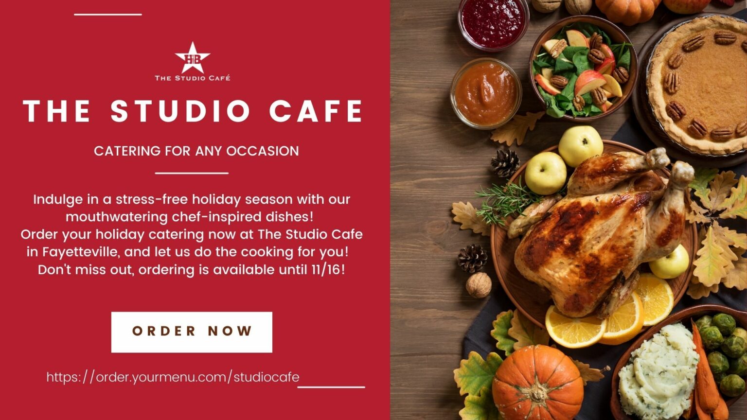 Home - The Studio Cafe - Operated by Hanna Brothers